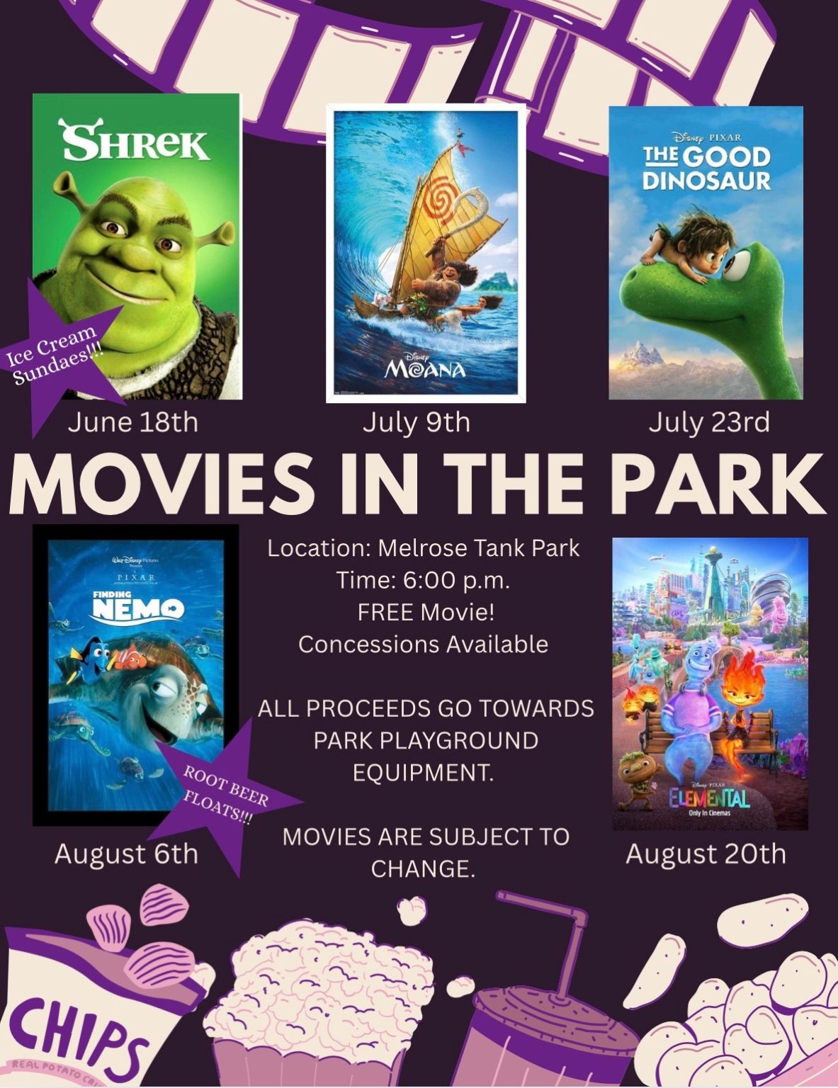 Movies In The Park - Village of Melrose, Wisconsin - Official Website